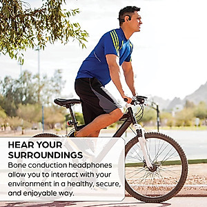 Open Ear Bluetooth Bone Conduction Headphones - ZBONES Hear Your Surroundings/Unbeatable Comfort/Secure Sweatproof Fit/Sport Headband for Running, Working Out, Fishing & Biking - Stealth Black