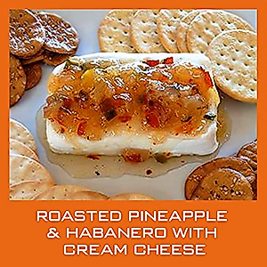 Robert Rothschild Farm Roasted Pineapple & Habanero Gourmet Glaze and Finishing Sauce – Sweet and Spicy Marinade, Glaze or Dip – 40 Oz (Pack of 2)