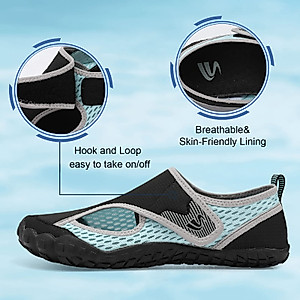 Spesoul Womens Water Shoes Barefoot Swim Beach Aqua Shoes Quick Dry for Pool Hiking Training Outdoor Water Sports 8 Women/6.5 Men
