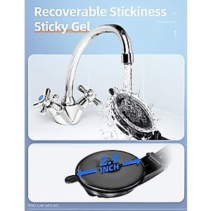 eSamcore Dashboard Tablet Holder for Car Suction Cup Car Mount with Large Clamp for All 6"-11" Apple iPad Samsung Galaxy Tab Tablet