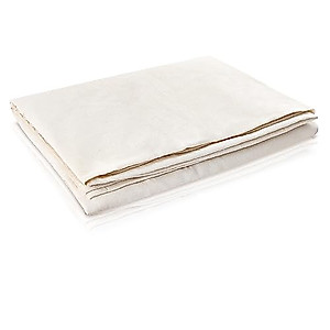 Muslin Fabric Medium Weight 100% Cotton Muslin Linen Fabric 63 inch x 5 Yards Textile Unbleached Natural Muslin Cotton Roll Fabric by Yard for Quilting Sewing DIY Apparel Cloth