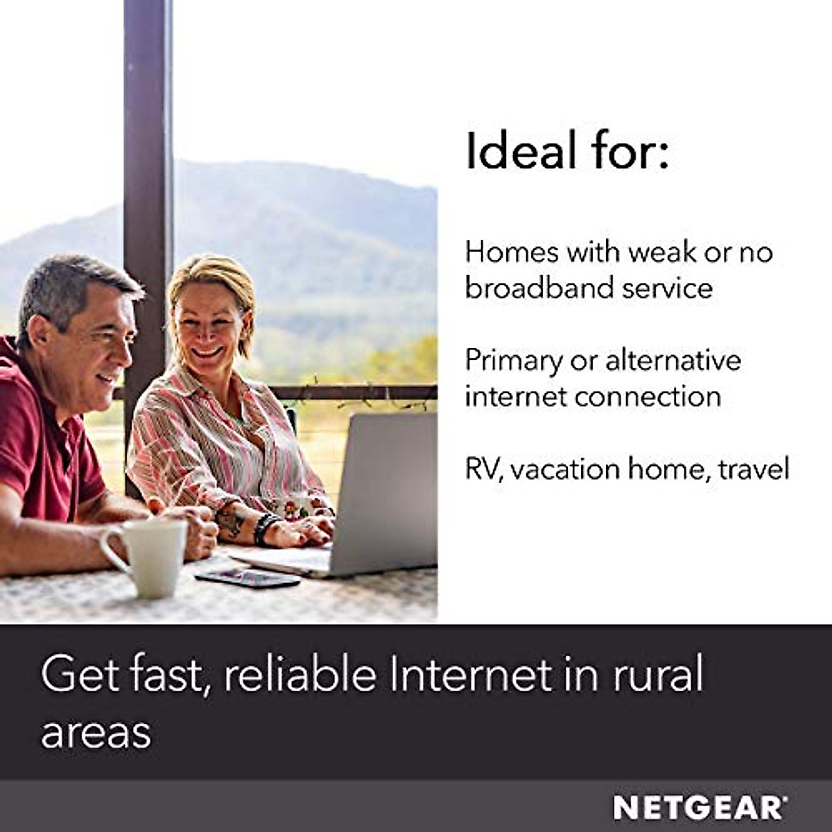 NETGEAR 4G LTE Broadband Modem - Use LTE as primary Internet Connection (LB1120) (Renewed)