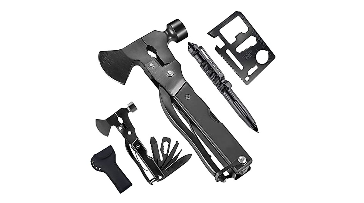 15-in-1 Multitool Axe for Camping and Survival Gear