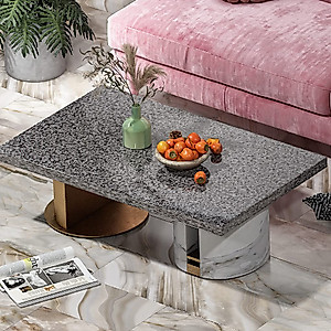 Livelynine Dark Granite Contact Paper for Countertops Peel and Stick Countertop Covers Waterproof Granite Countertop Wallpaper for Bathroom Kitchen Counter Top Laminant Charcoal Gray 15.8"X78.8"