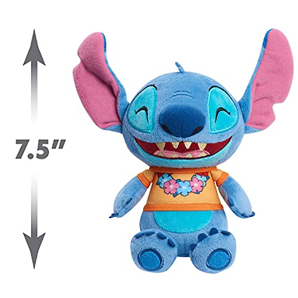 Disney’s Lilo & Stitch 7.5 Inch Beanbag Plushie, Tropical Shirt Stitch, Kids Toys for Ages 2 Up by Just Play
