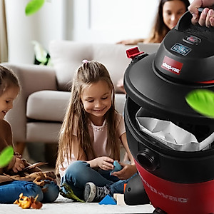 Shop-Vac 90662 10-14 Gallon Disposable Collection Filter Bag, 6 Pack