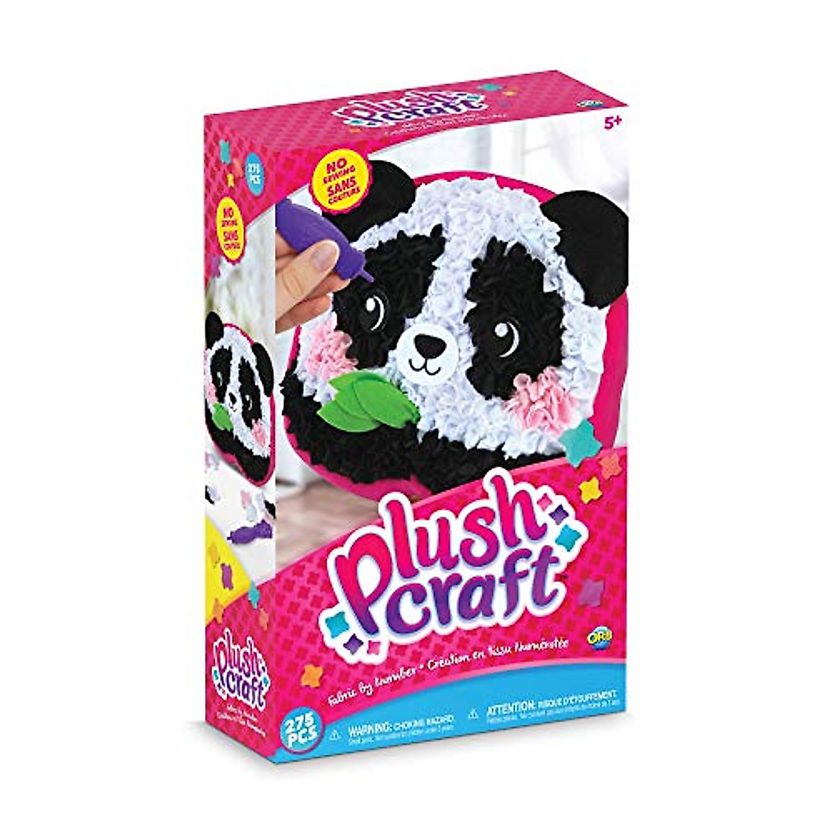 The Orb Factory ORB PlushCraft Panda Pillow