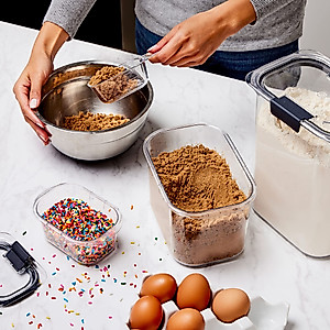 Rubbermaid Brilliance Pantry 20-Piece Set, Clear and Airtight Food and Pantry Storage Containers, 15