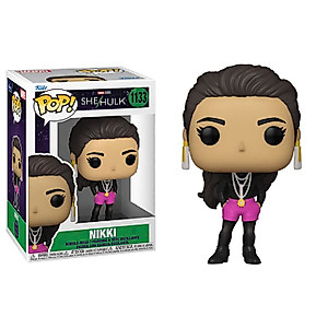 POP Marvel: [She Hulk] Attorney at Law - Nikki Funko Vinyl Figure (Bundled with Compatible Box Protector Case), Multicolor, 3.75 inches