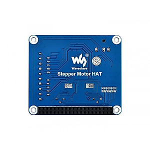 Coolwell Waveshare Stepper Motor HAT for Raspberry Pi 4B+ 4B 3B+ 3B 2B+ Zero W WH Jetson Nano Dual DRV8825 Motor Controller up to 1/32 Microstepping Drives Two Stepper Motors