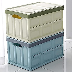 WDBBY Big Capacity Car Trunk Organizer Storage Box Durable Collapsible Cargo Storage Tool Auto Trucks Trunk Box (Color : E)