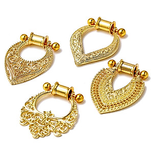 ALONG-J 2 Pcs Surgical Steel Earrings Gauges Tunnel Earplug Kit Dangle Ear Earplugs Stretching Kit Piercing Ear Plug 4Mm - 30Mm,C2,5mm