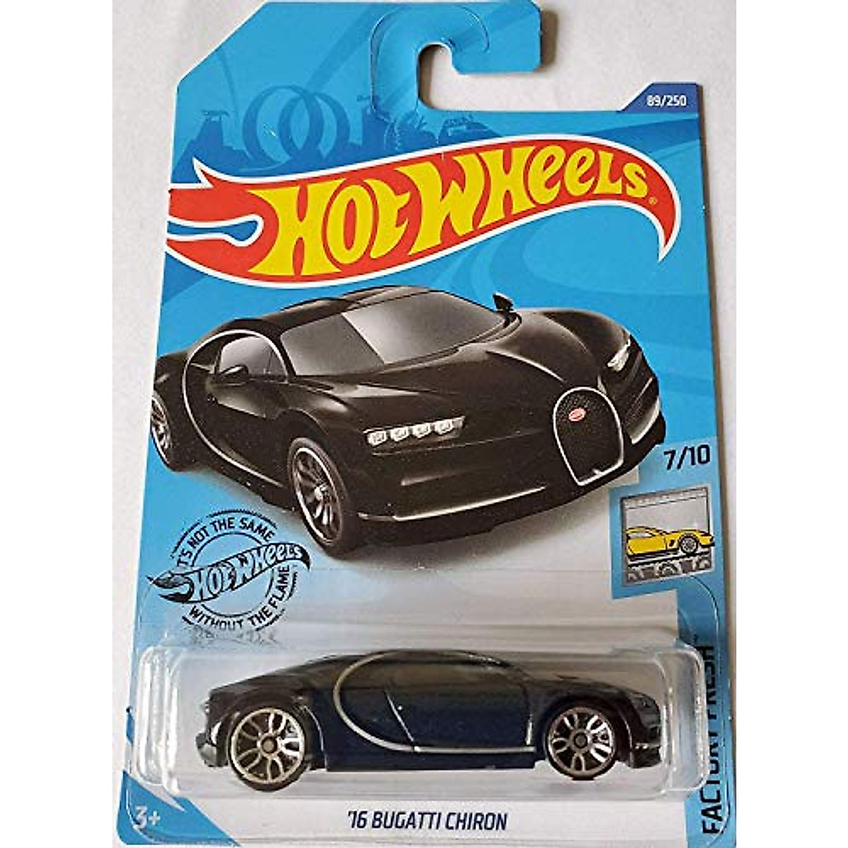 Hot Wheels 2020 Factory Fresh '16 Bugatti Chiron, Black 89/250