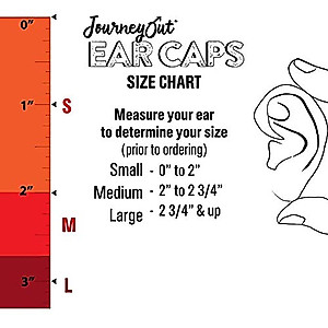 EarCaps JourneyOut Fleece Bandless Ear Warmers/Ear Muffs For Men & Women (Smoke, Medium)