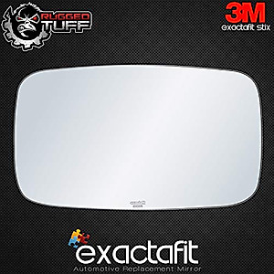exactafit 8169R Driver or Passenger Side Mirror Glass Replacement Compatible With Porsche 911 928 944