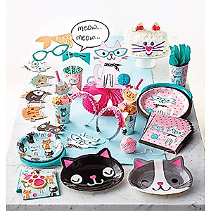 Creative Converting 329399 Cute Cats Plastic Tablecover - 1 Pc
