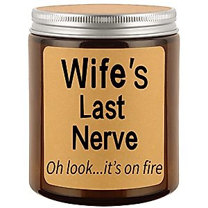 Gifts for Wife from Husband - Wife Gifts - Mothers Day Gifts for Wife - Funny Anniversary Romantic I Love You Gifts for Thanksgiving Christmas- LUOYUO Lavender Scented Candles