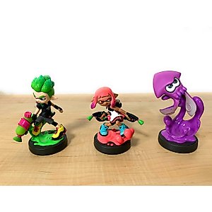 amiibo Splatoon2 Squid Boy Girl set Japan Japanese ver. Nintendo