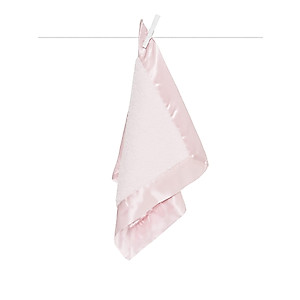 Little Giraffe Chenille Satin Blanky 17" x 17", Pink