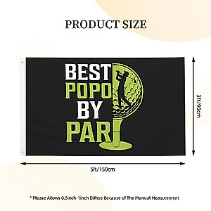IMEEGIEN Best Popo By Par Flag 3x5 Ft Double-Sided Outdoor Decoration Banner Durable Home Yard Flags Polyester Welcome Flag