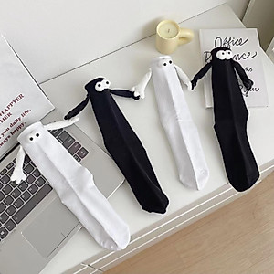 SLOUFIOL Holding Hands Cute Socks Magnetic Connection Doll Funny Christmas Birthday Gifts Idea