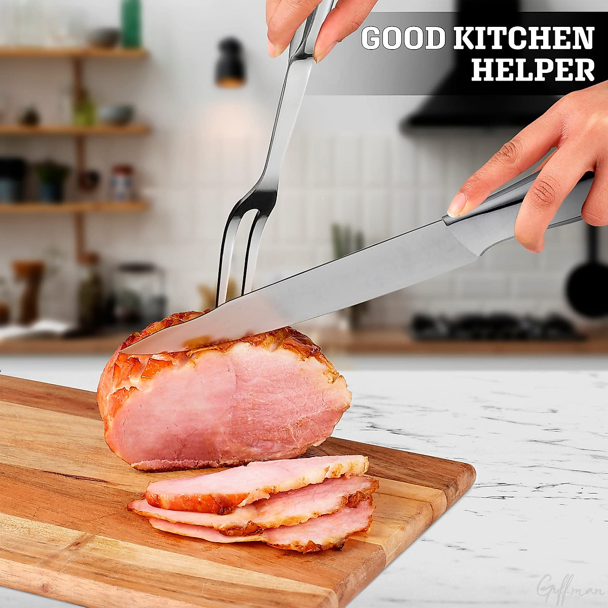 Browne Two Pronged Fork Tine Elite Pot - 11 in Kitchen Carving Fork For Meat - Salad Carving Forks Stainless Steel Heavy Appetizer Dessert Meat Fork - Tasting Forks Silver Flatware Forks For Party