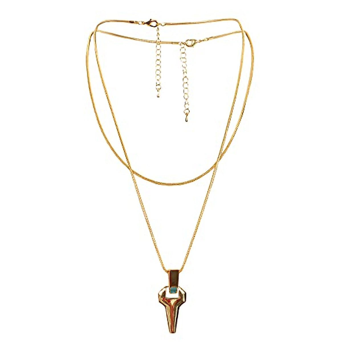 C-ZOFEK 2 PCS David Martinez Cosplay Necklaces Snake Chain Pedant Costume Accessories (David)