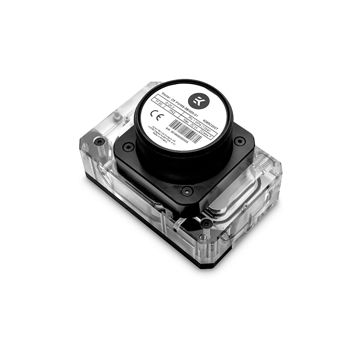 EKWB EK-Quantum Kinetic FLT 80 Pump/Reservoir Combo, D5 PWM, D-RGB, Plexi