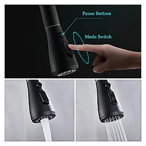 Purifying Kitchen Faucet 360 Degree Rotating Filter Sink hot and Cold Water Mixing Faucet(Gold)