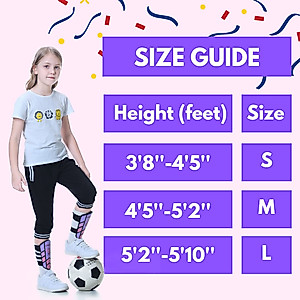 CybGene Soccer Shin Guards for Kids Adults Soccer Gear for Boys Girls Youths Protective Equipment Adjustable Straps with Breathing Holes Purple M