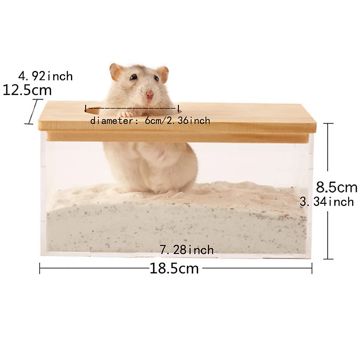2pcs Wood Hamster Toy Stair Chew Hamster Climbing Ladder Bridge Guinea Pig Platform Ramp Gerbil Rat Small Animal Accessories