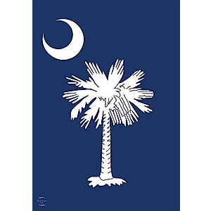 Briarwood Lane South Carolina Palm Tree Garden Flag State of S.C. 12.5" x 18"