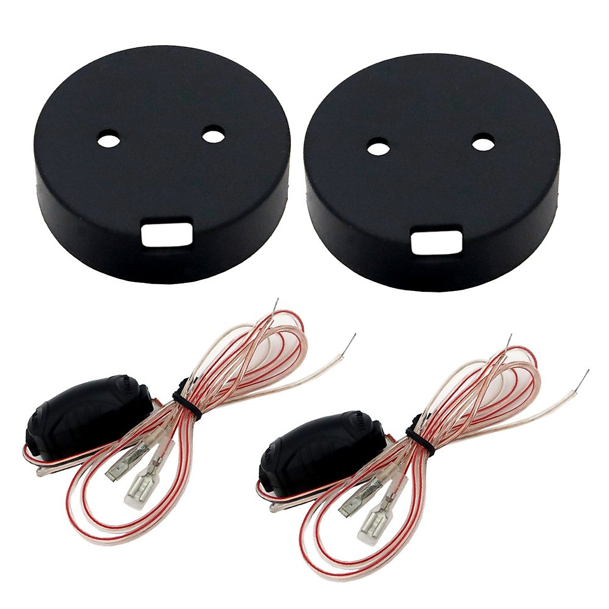 Audiobahn Domo tweeter with 3-way crossover enhances music, voice and treble.