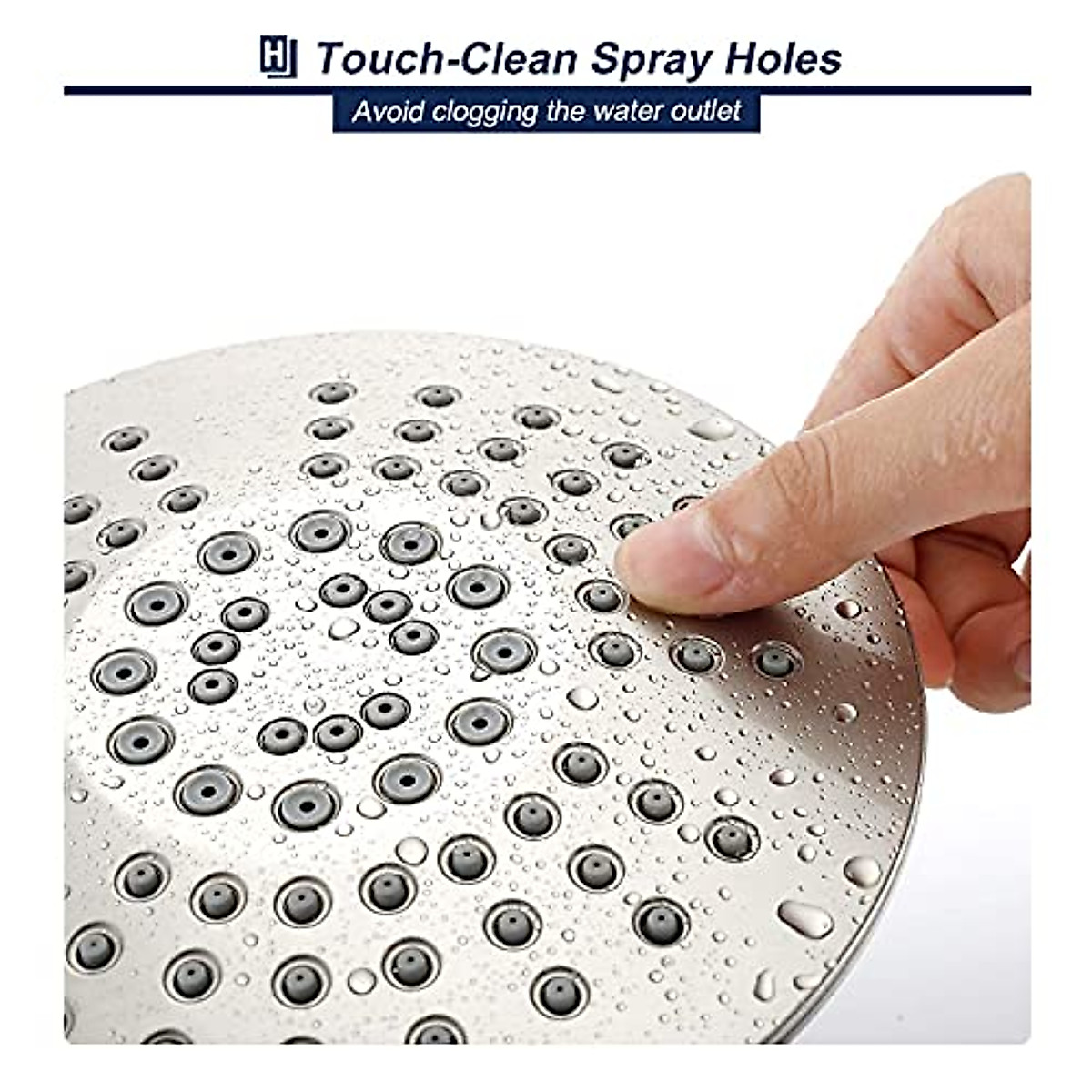 HOMELODY Shower Faucet with Tub Spout Brushed Nickel Shower Faucets Sets Complete 6 Inch Shower Head 5-Function Spray Shower Tub Kit Shower System with Single-Handle Shower Combo