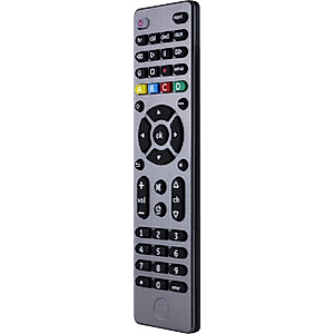 GE Universal Remote Control, Samsung Remote, Universal TV Remote for Roku TV, Vizio, LG, Sony, Sharp, Roku, Apple TV, TCL, Panasonic, Streaming Players, Blu-ray, DVD, 4-Device, Graphite, 33711
