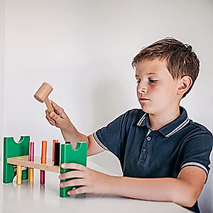 20PCS Wooden Hammers Mallet,Aulufft Mini Wood Mallets Pounding Best Cracking Tool for Crab, Lobster and Other Shellfish Seafood Beating Gavel (5.9 x 1.49 x 0.98 inch)