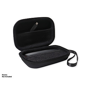 InGo Portable SSD Case - Compatible with SanDisk 1TB Extreme & Samsung X5 - Thunderbolt 3 - Carabiner, Mesh Pocket, Elastic Strap