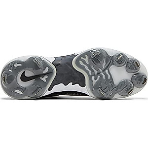 Nike Alpha Huarache Elite 3 Mid White/BlackMen's Baseball Cleat (us_Footwear_Size_System, Adult, Men, Numeric, Medium, Numeric_15)