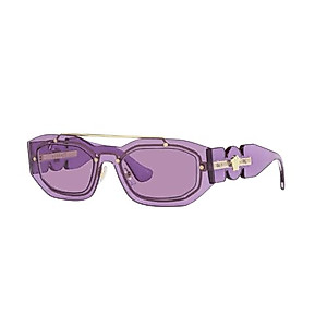 Versace Unisex Sunglasses Violet Frame, Violet Lenses, 51MM