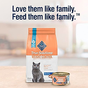Blue Buffalo True Solutions Weight Control Natural Dry Cat Food for Adult Cats, Chicken, 11-lb. Bag