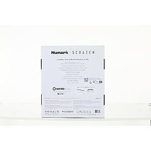 Numark Scratch | Two-Channel DJ Scratch Mixer for Serato DJ Pro (included) With Innofader Crossfader, DVS license, 6 Direct Access Effect Selectors, Performance Pads and 24-Bit Sound Quality