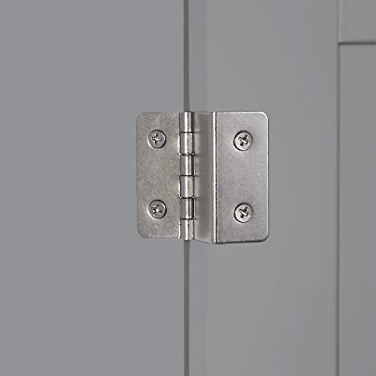 RiverRidge Ashland Single Door Wall, Gray Cabinet