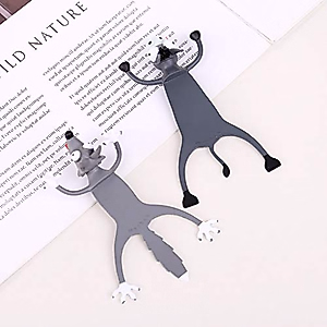 Cute Book Marks, Funny 3D Animal Bookmark Reading Gift Stationery Gift for Kids Student