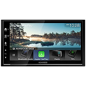 KENWOOD DMX8709S 6.8-Inch Capacitive Touch Screen, Car Stereo, Wireless CarPlay and Android Auto, Bluetooth, AM/FM Radio, MP3 Player, USB Port, Double DIN, 13-Band EQ, SiriusXM