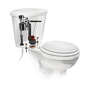 Fluidmaster 400AKR Universal All in One Toilet Repair Kit for 2-Inch Flush Valves, Easy Install