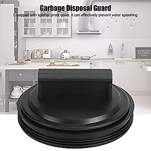 Zerodis Garbage Disposal Drain Plug Splatter Guard, ABS Material Garbage Disposal Stopper Sink Stopper Food Waste Disposer Accessory for Home
