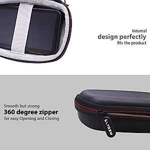 LTGEM MP3 & MP4 Player Case for TIMMKOO/Aiworth/SOULCKER/G.G.Martinsen/Grtdhx/iPod Nano/Sandisk/B Walkman and Other Music Players, Mesh Pocket for USB Cable, Earbuds and Memory Card