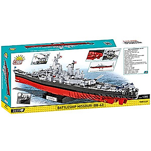 COBI Historical Collection World War II Battleship Missouri (BB-63),2655 pieces