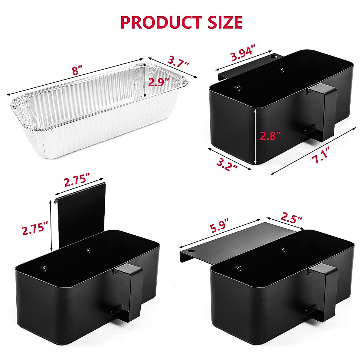 Uniflasy Griddle Grease Catcher Drip Cup with 𝟮𝟬𝗣𝗰 Grease Cup Liners for Blackstone 17, 22, 28, 30,36 inch, Grease Tray Cup Accessories for Blackstone Griddle, Drip Pans for Blackstone