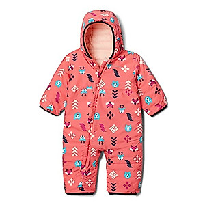 Columbia Baby Powder Lite Reversible Bunting, Blush Pink/Peach Blossom, 12/18